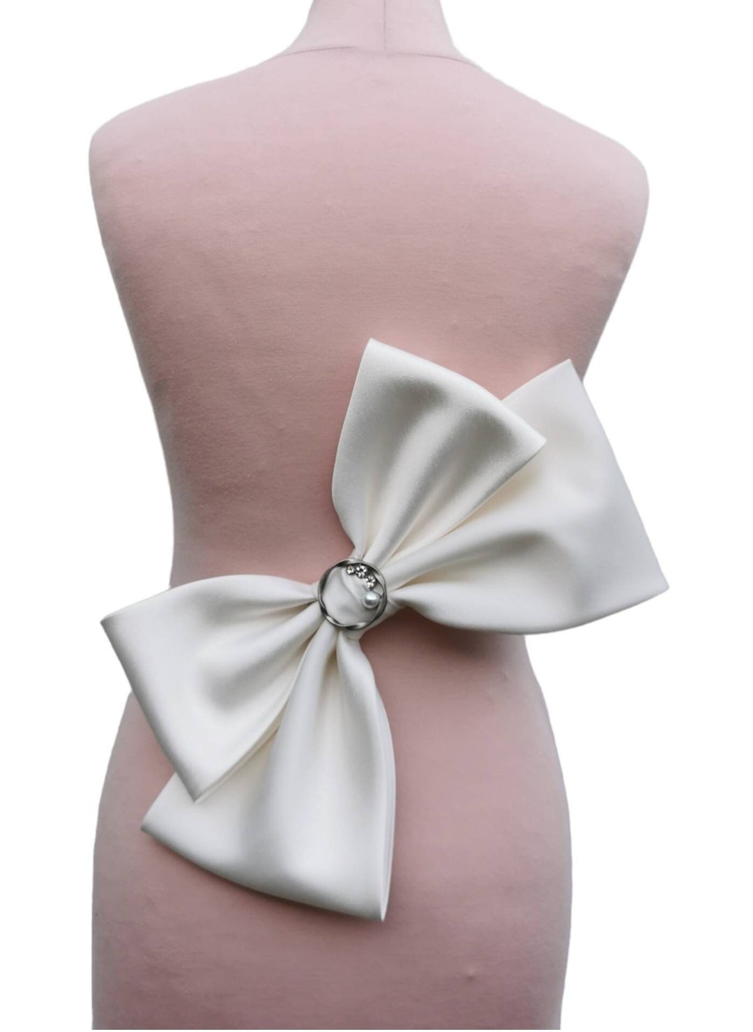 Detachable Wedding Dress Bow, Detachable Bridal Bow, Wedding Bow ...