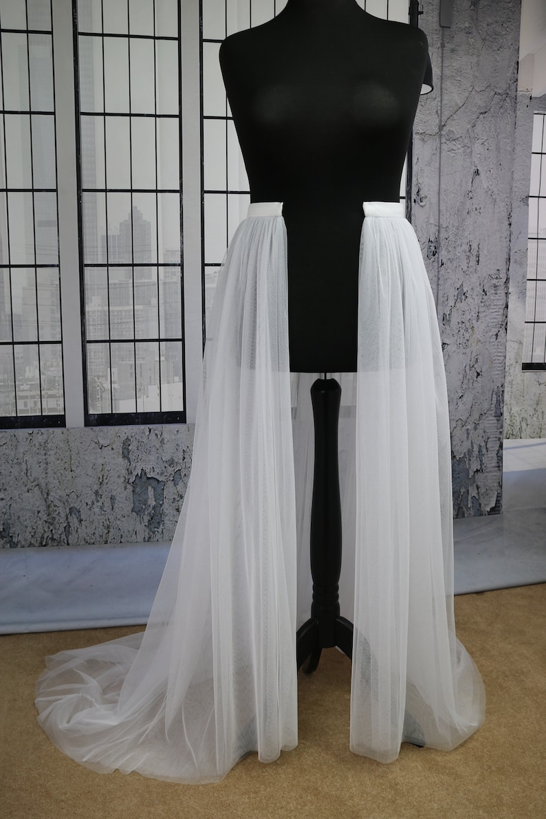 Bridal Detachable Train, Bespoke Attached Train, Removable Train ...