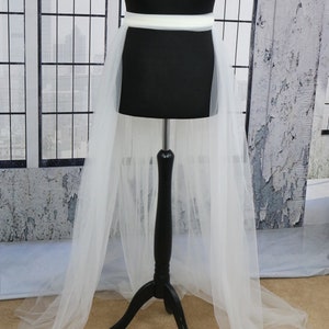 Bridal Detachable Train With Belt and Bow, Removable Train, Wedding ...