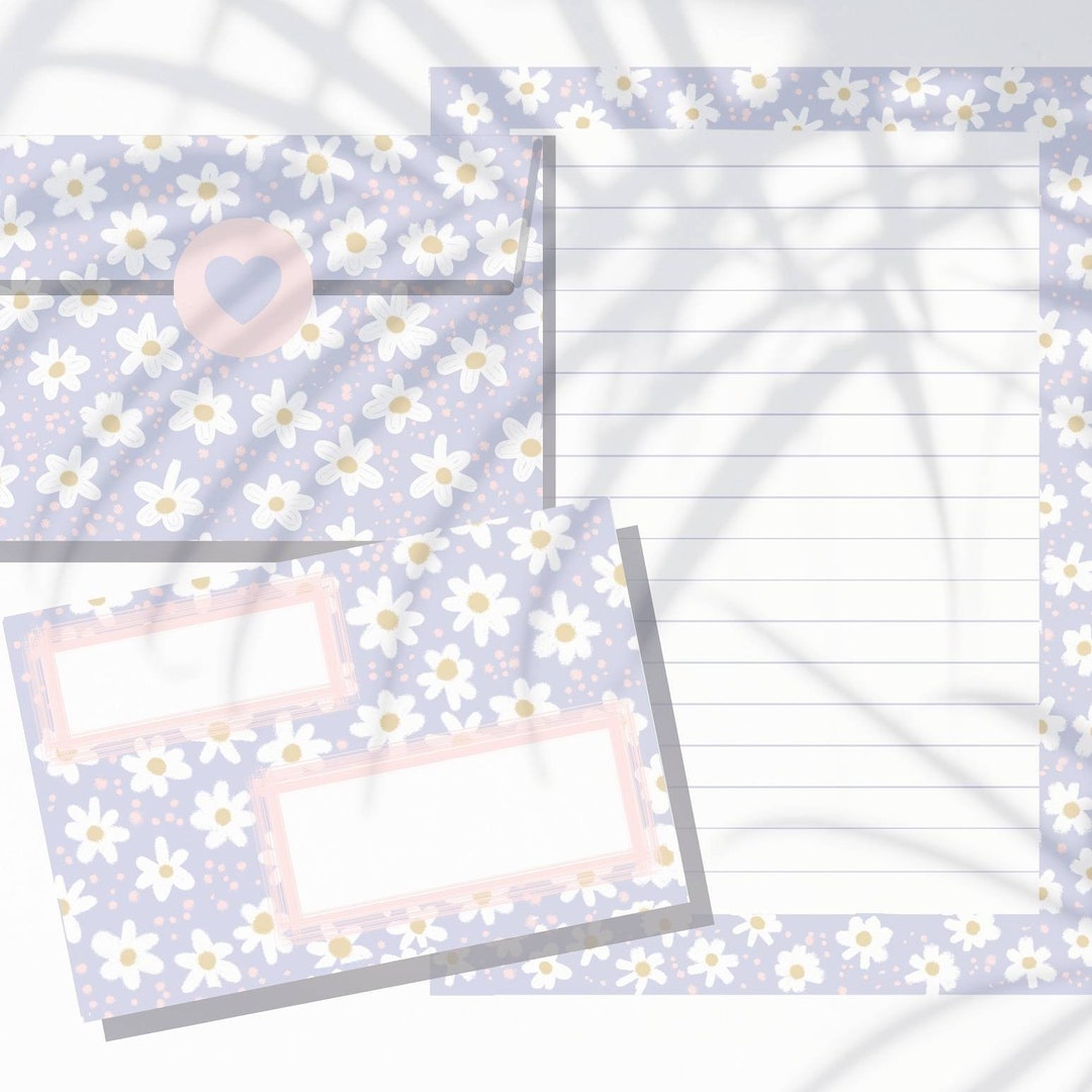 Daisy Letter Set Printable - Etsy