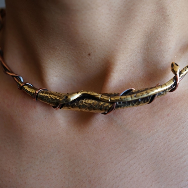 Wire Collar Necklace - Etsy