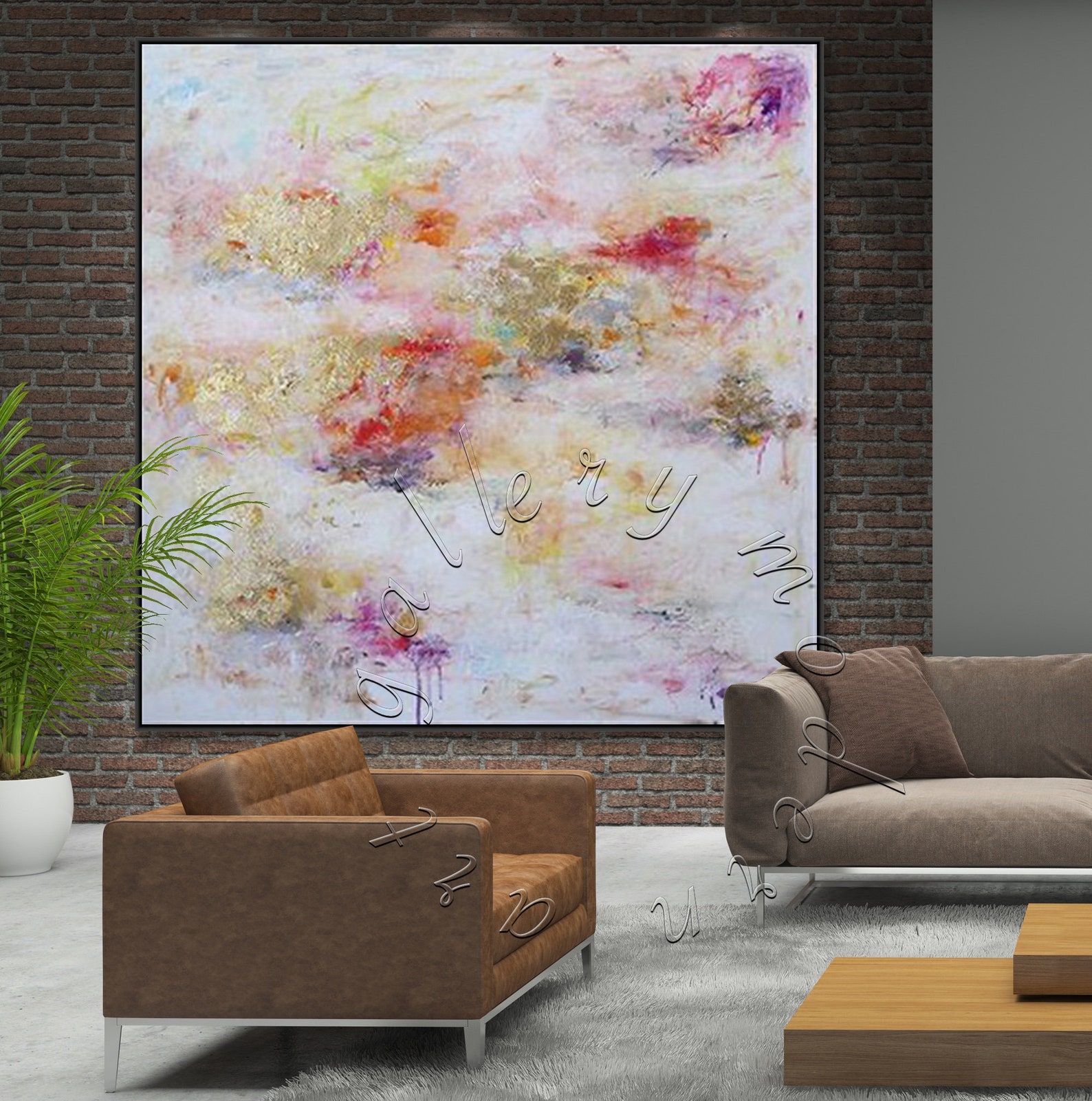 Large Abstract Painting Original Textured Gold Oversize Canvas - Etsy