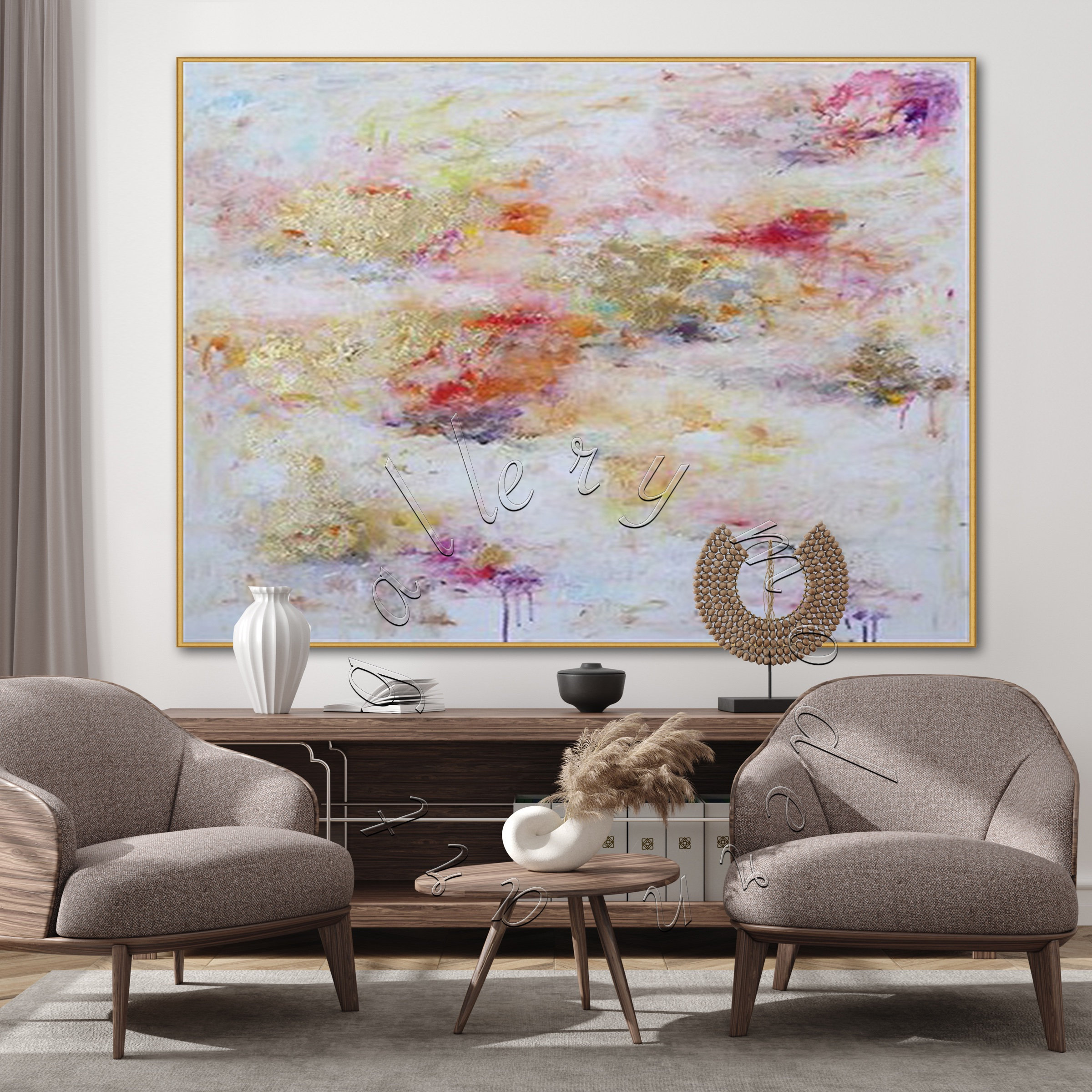 Large Abstract Painting Original Textured Gold Oversize Canvas - Etsy