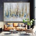 90x60 Ready to Ship Framed Abstract Painting Original Oversize Canvas ...