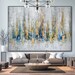 90x60 Ready to Ship Framed Abstract Painting Original Oversize Canvas ...