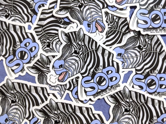 Charity A Lil' SOB 3 x 3 Vinyl Glossy | Etsy