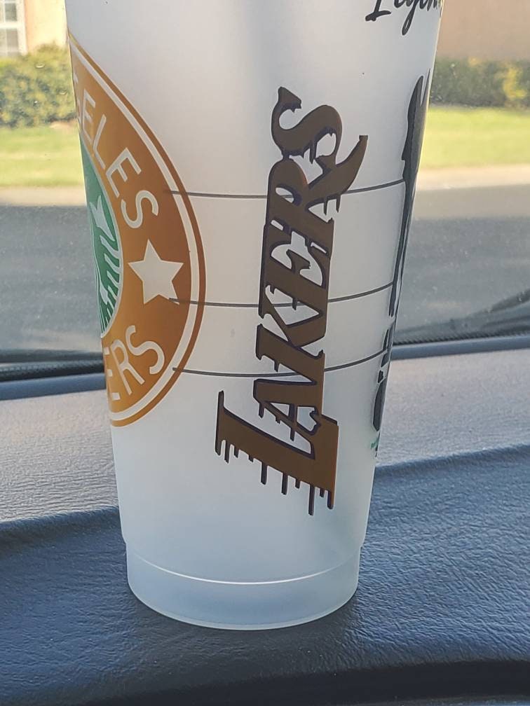 LA Los Angeles Lakers Kobe Bryant Inspired Starbucks Cold Cup - Etsy