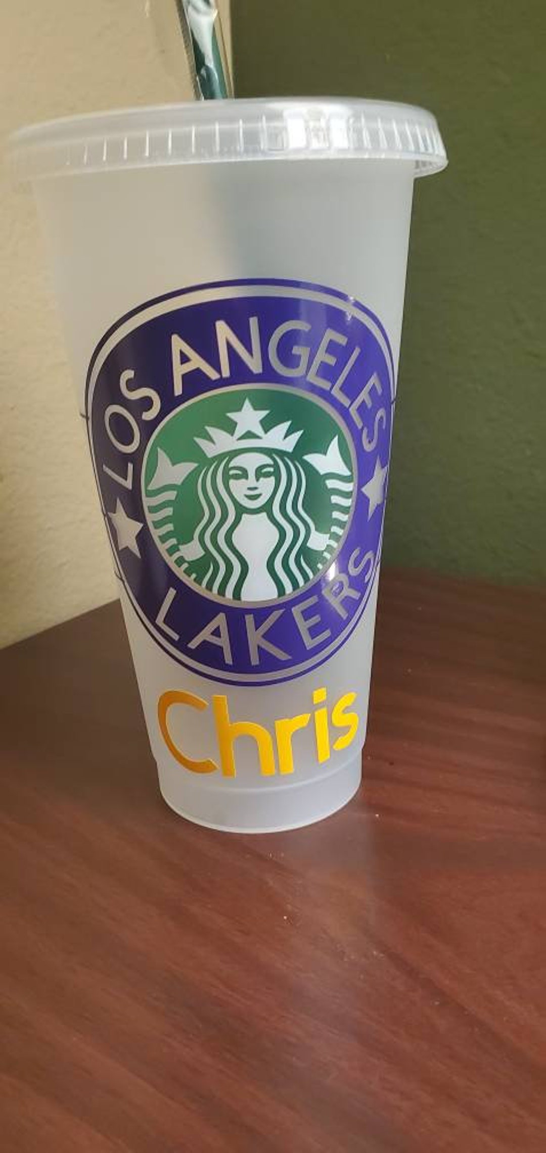 LA Los Angeles Lakers Kobe Bryant Inspired Starbucks Cold Cup ...