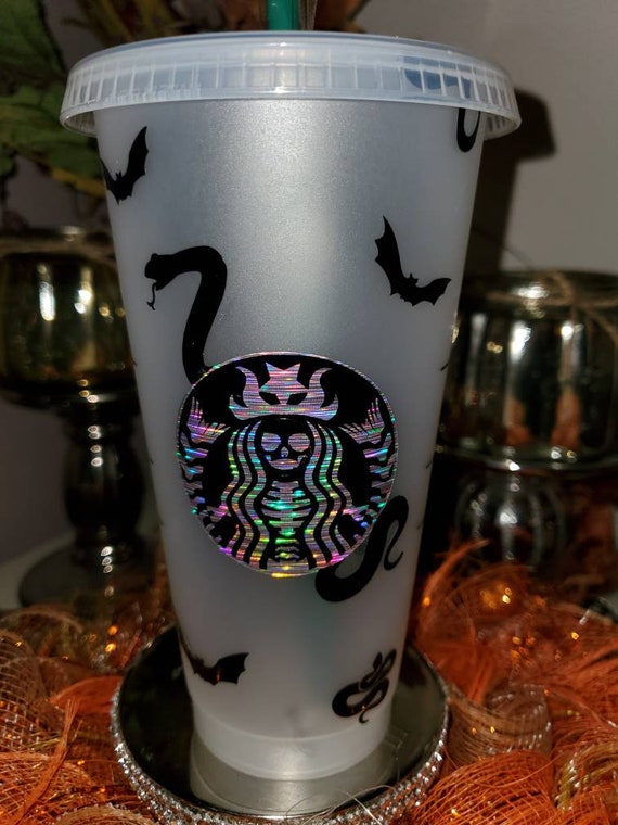 Starbucks Halloween Bats & Snakes Cold Cup | Etsy