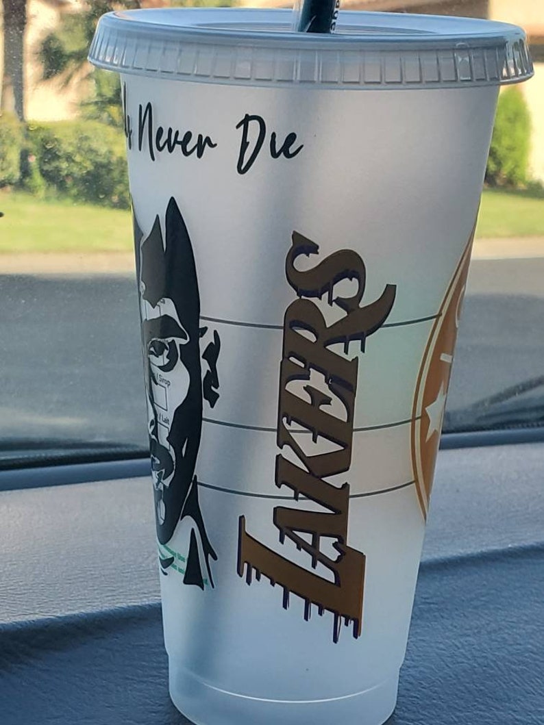 LA Los Angeles Lakers Kobe Bryant Inspired Starbucks Cold Cup - Etsy