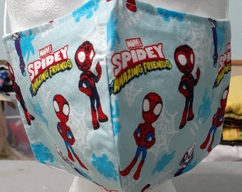 Spidey and His Amazing Friends Face Mask - Etsy