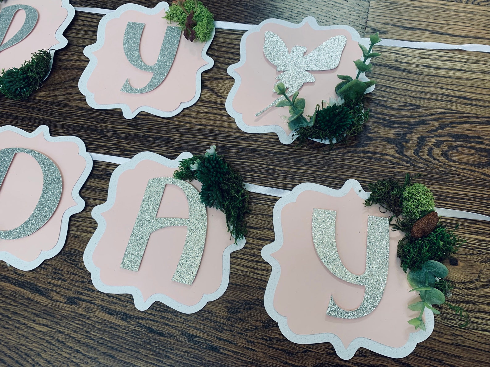 Enchanted Forest Birthday Banner Fairy Birthday Banner | Etsy