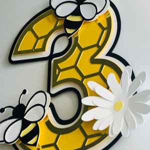 Bee Cake Topper, “so Sweet to Bee Three”, “sweet as Can Bee”, Bumble ...