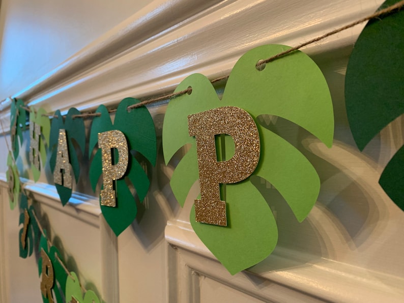 Safari Themed Happy Birthday Banner Jungle Theme Birthday - Etsy