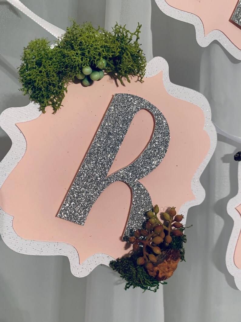 Enchanted Forest Birthday Banner Fairy Birthday Banner | Etsy