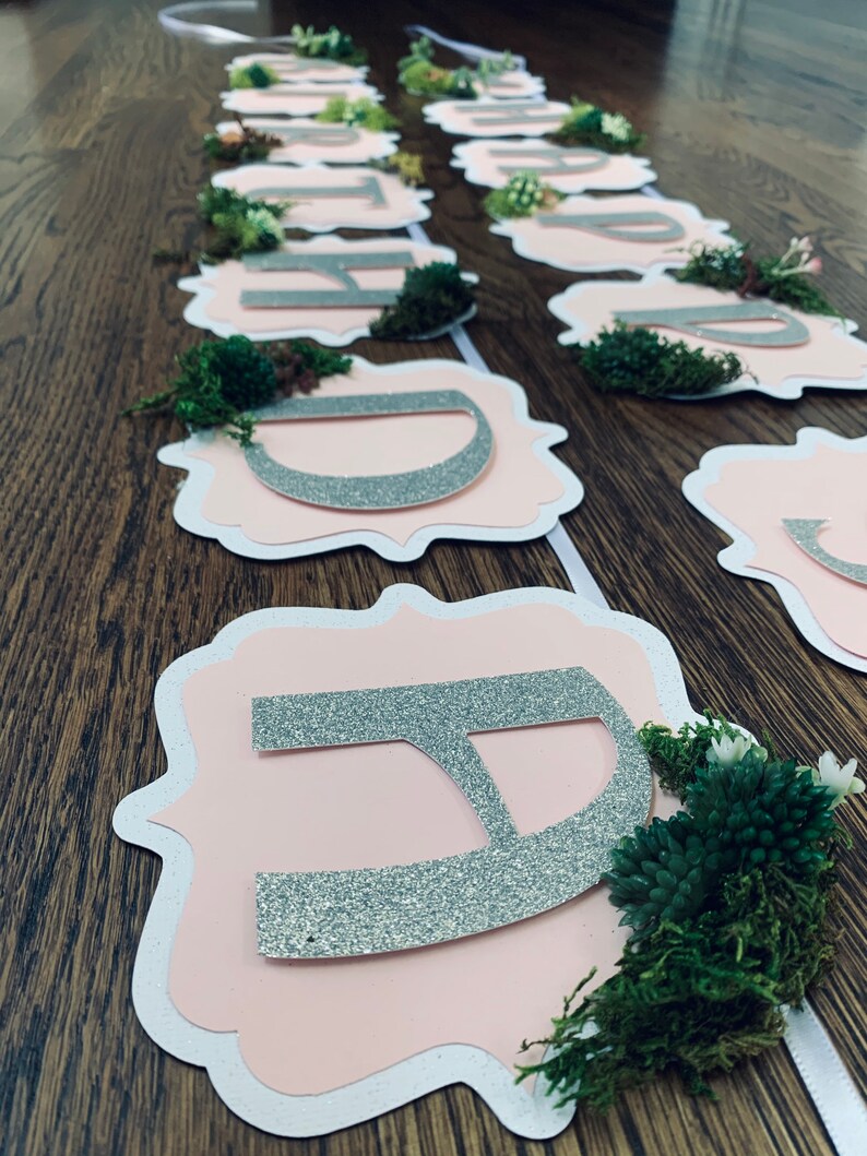 Enchanted Forest Birthday Banner Fairy Birthday Banner | Etsy