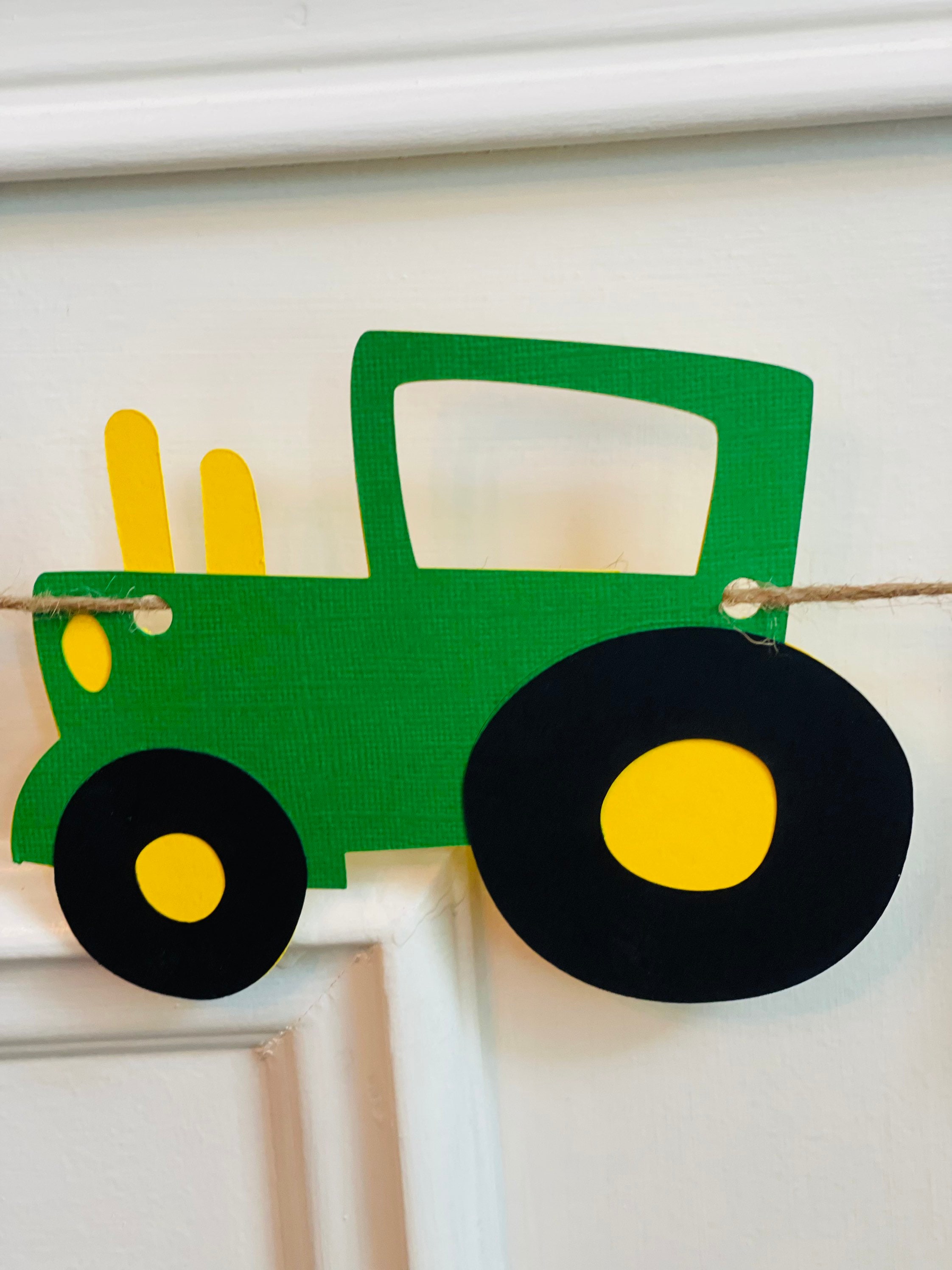 Barn and Tractor Banner, Barnyard Party Banner, Tractor Banner, Barn ...