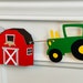 Barn and Tractor Banner, Barnyard Party Banner, Tractor Banner, Barn ...
