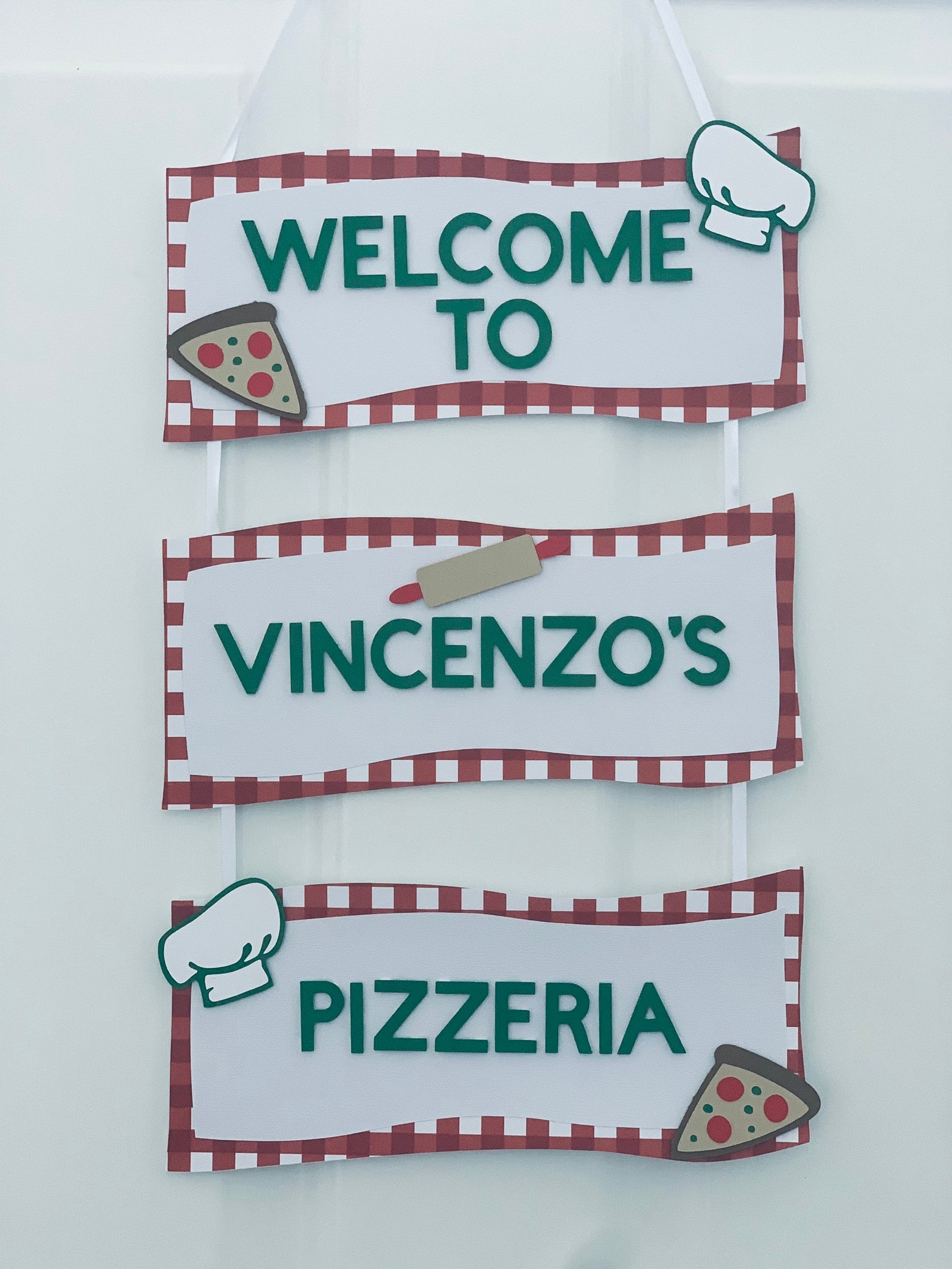 Pizza Party Welcome Sign | Italian Themed Birthday Welcome Sign | Chef ...