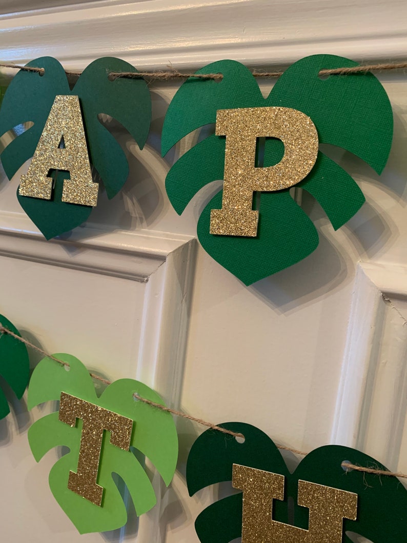 Safari Themed Happy Birthday Banner Jungle Theme Birthday - Etsy