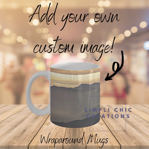 Wraparound Custom Mug - Etsy