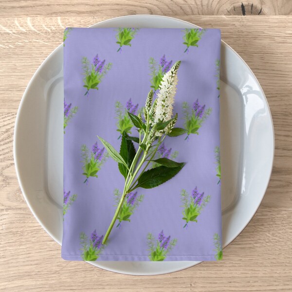 Lavender Napkins - Etsy