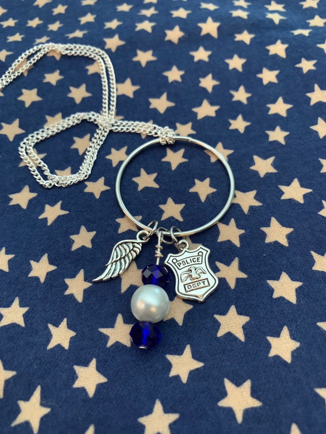 Charmed Police Necklace - 20inch Chain - Etsy