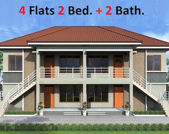 Two Storey Flats For Sale: 2 Bedroom Block Of Flats Harris Drive Off