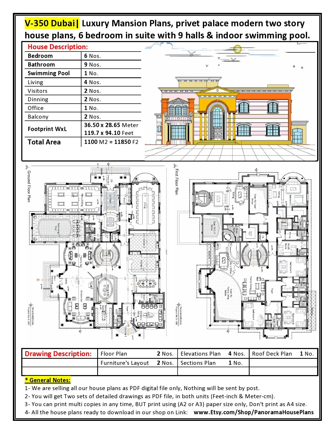 Luxury Mansion Floor Plans