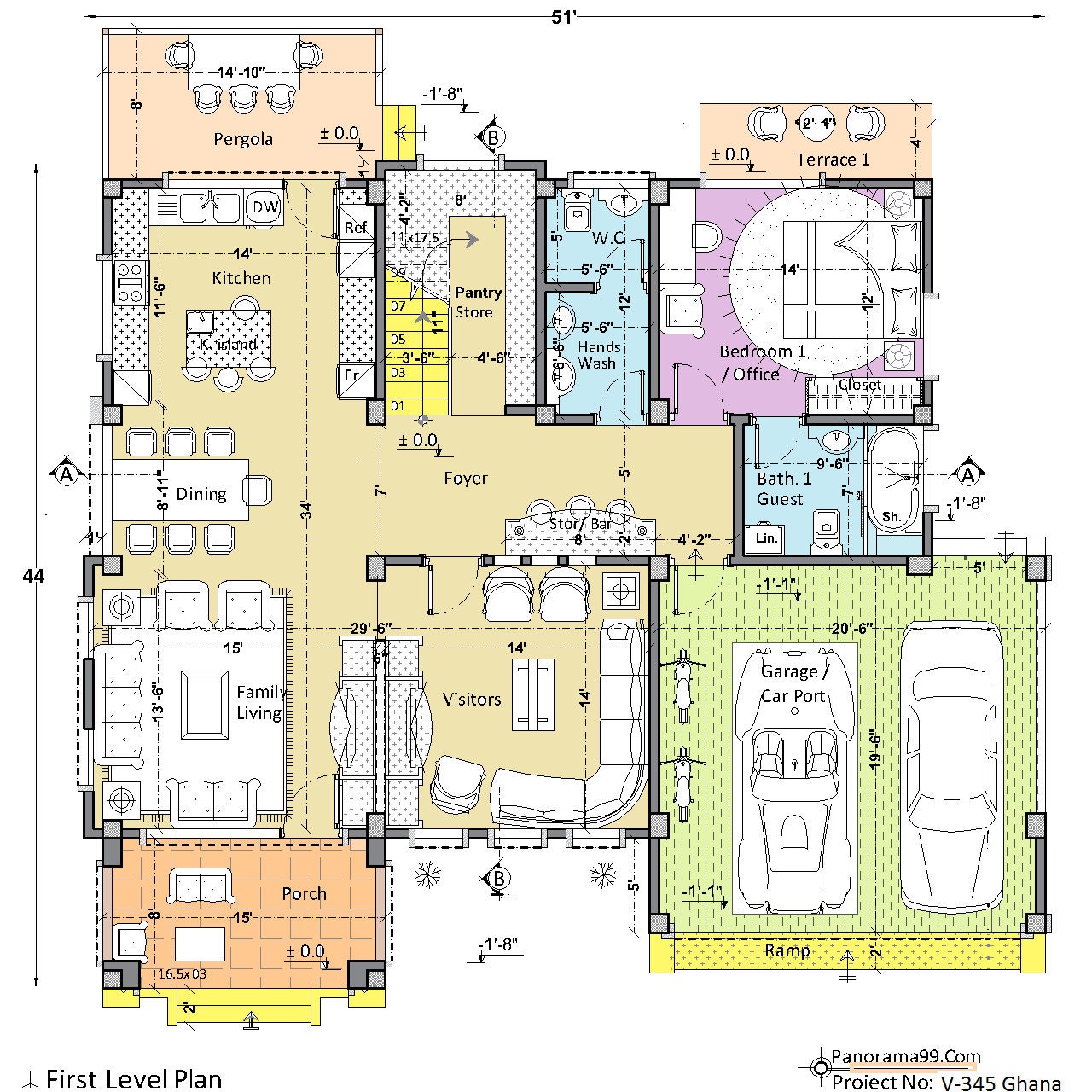 Ultra Modern House Plans Ghana 🔺SELLING NOW , 3 Bedroom Ultra