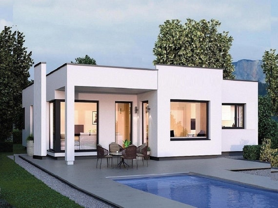 Simple One Story House Plans Roof