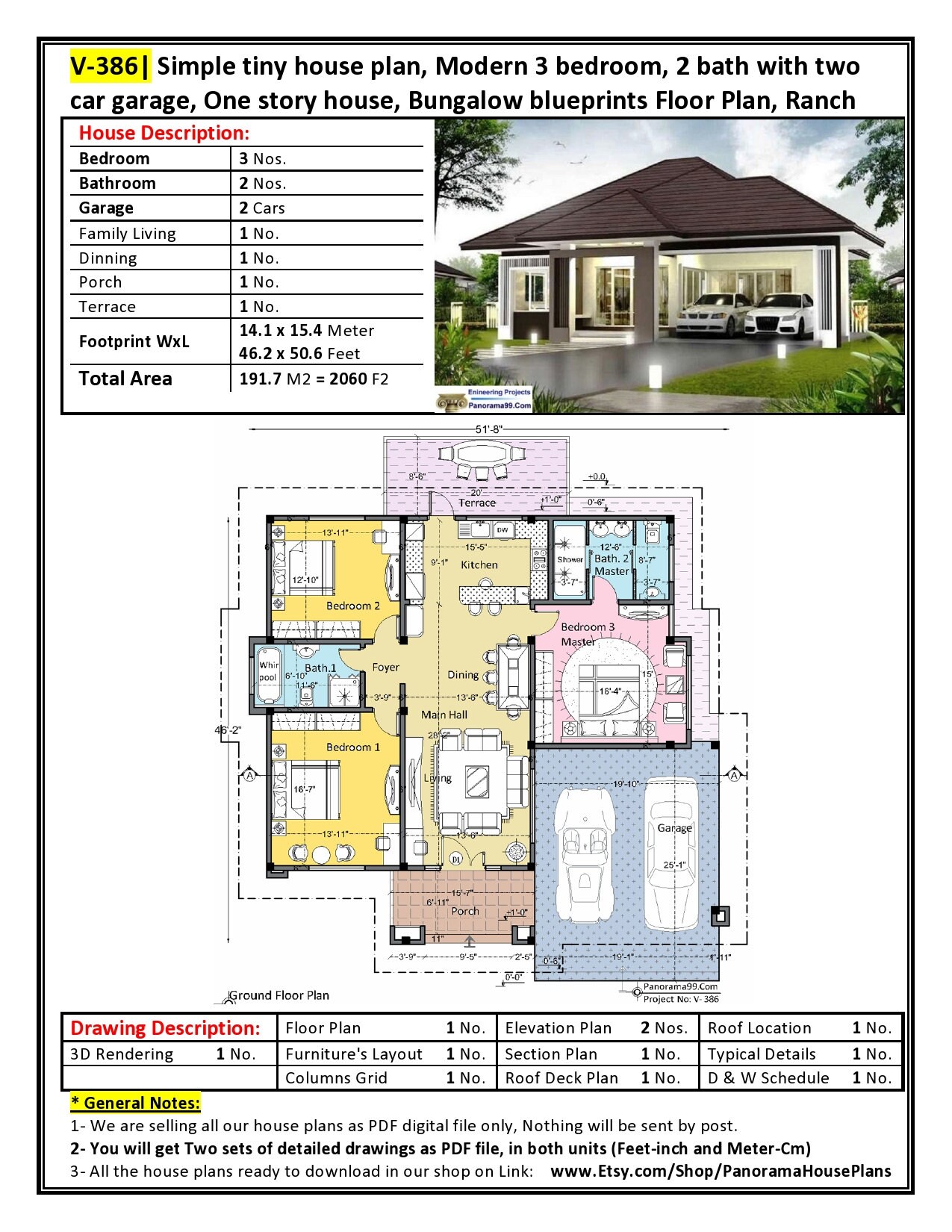 Simple House Blueprint