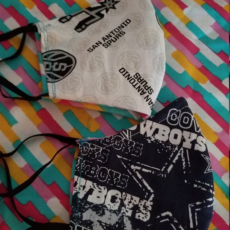 Dallas Cowboys Face Mask - Etsy