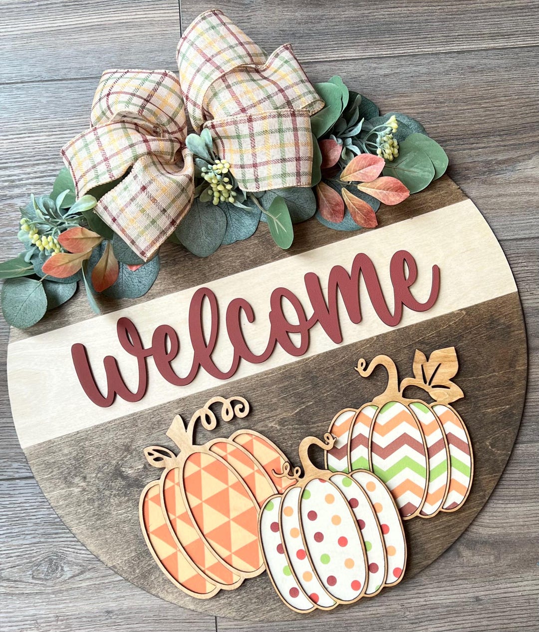 Welcome Fall Pumpkins - Etsy