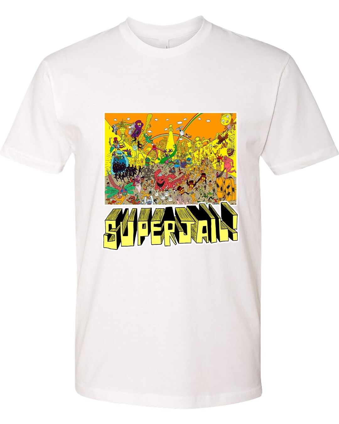 Superjail Cartoon Tshirt Superjail Animated Series Shirt - Etsy