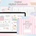 Pastel Digital Notebook | Notes Template for Note-taking | Kawaii Word ...