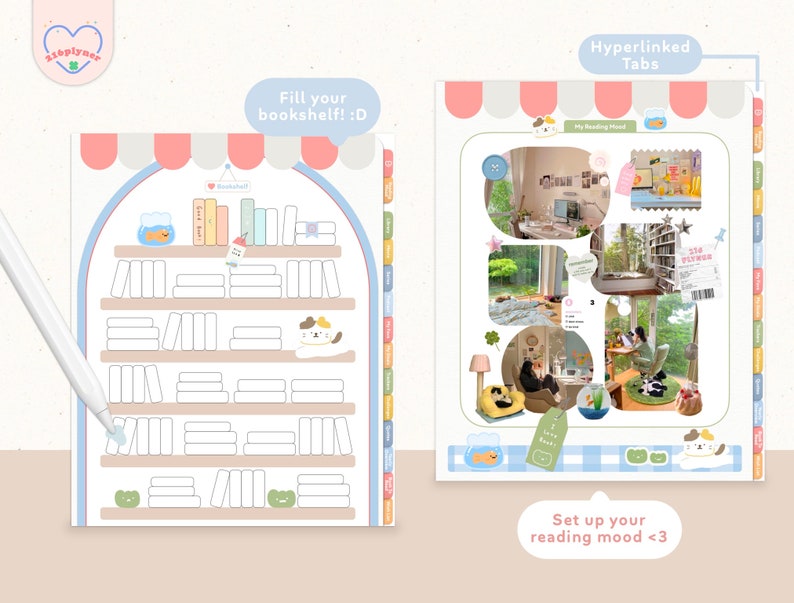 Digital Reading Journal: Book, Movie & Podcast Tracker (PDF File ...