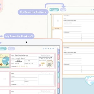 Digital Reading Journal | Book, Movie, Series & Podcast Tracker for ...