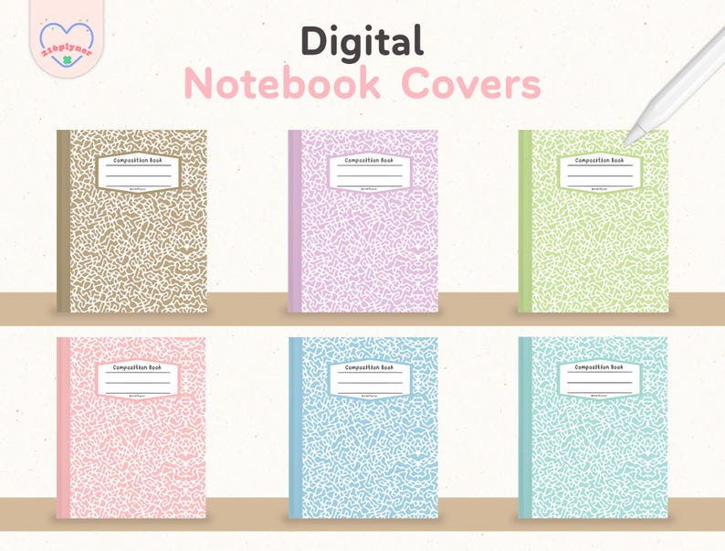 Digital Notebook Covers | Composition Book | Goodnotes & Notability ...
