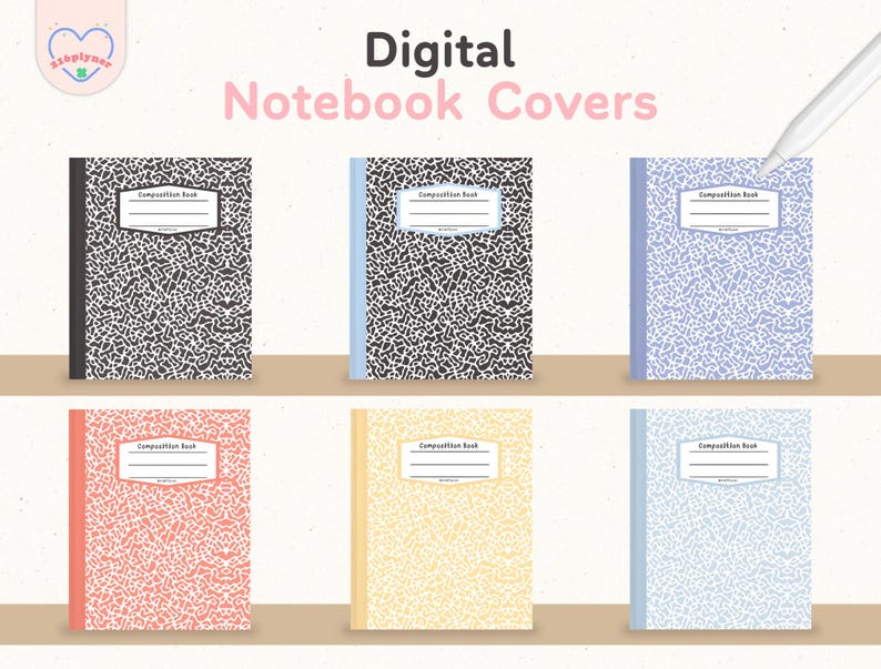 Digital Notebook Covers | Composition Book | Goodnotes & Notability ...