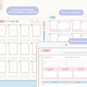 Digital Reading Journal | Book, Movie, Series & Podcast Tracker for ...
