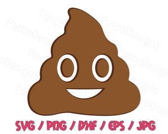 Poop Emoji Dxf | Etsy