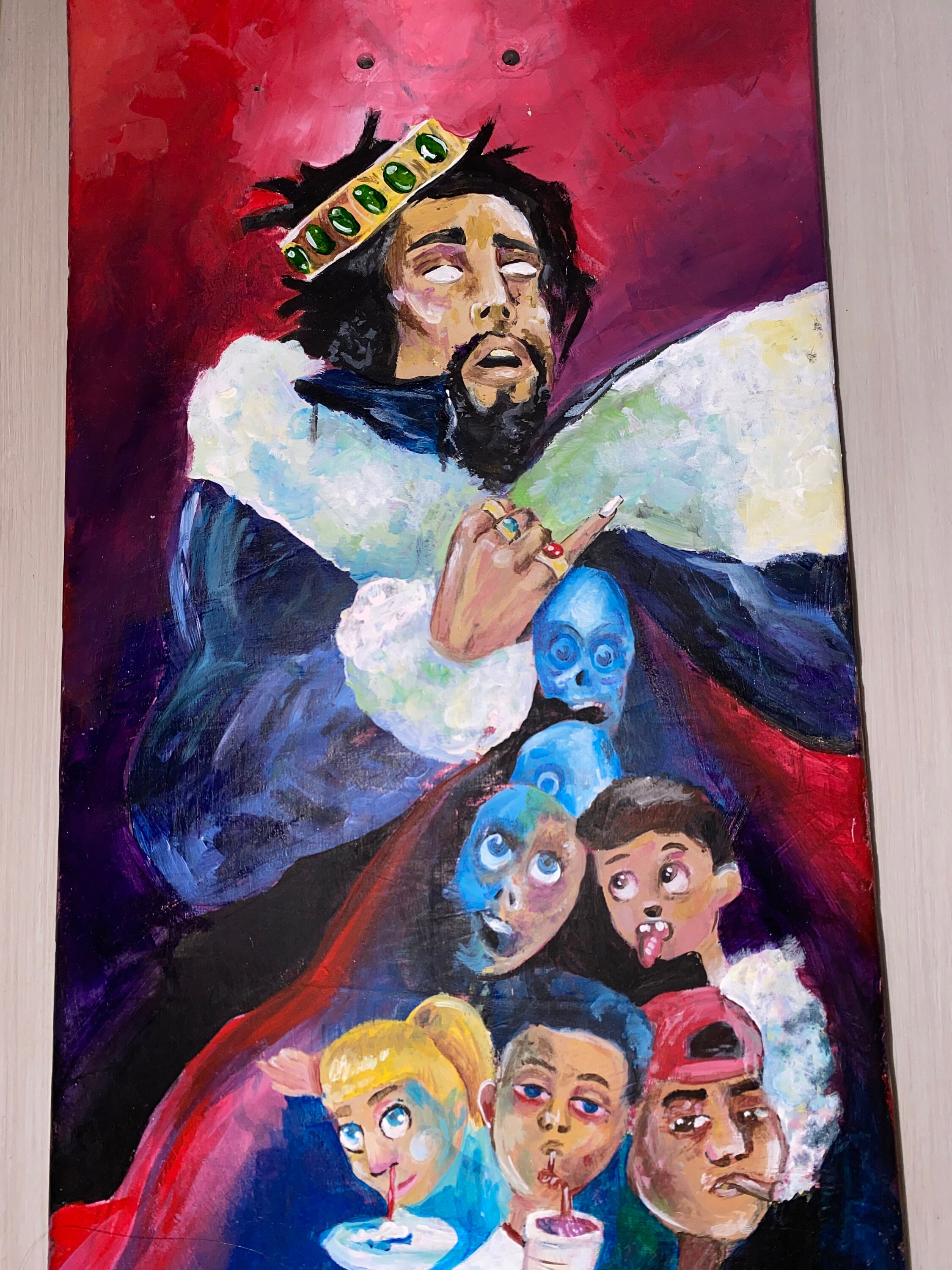 Custom J. Cole KOD Album Cover Skateboard Deck | Etsy