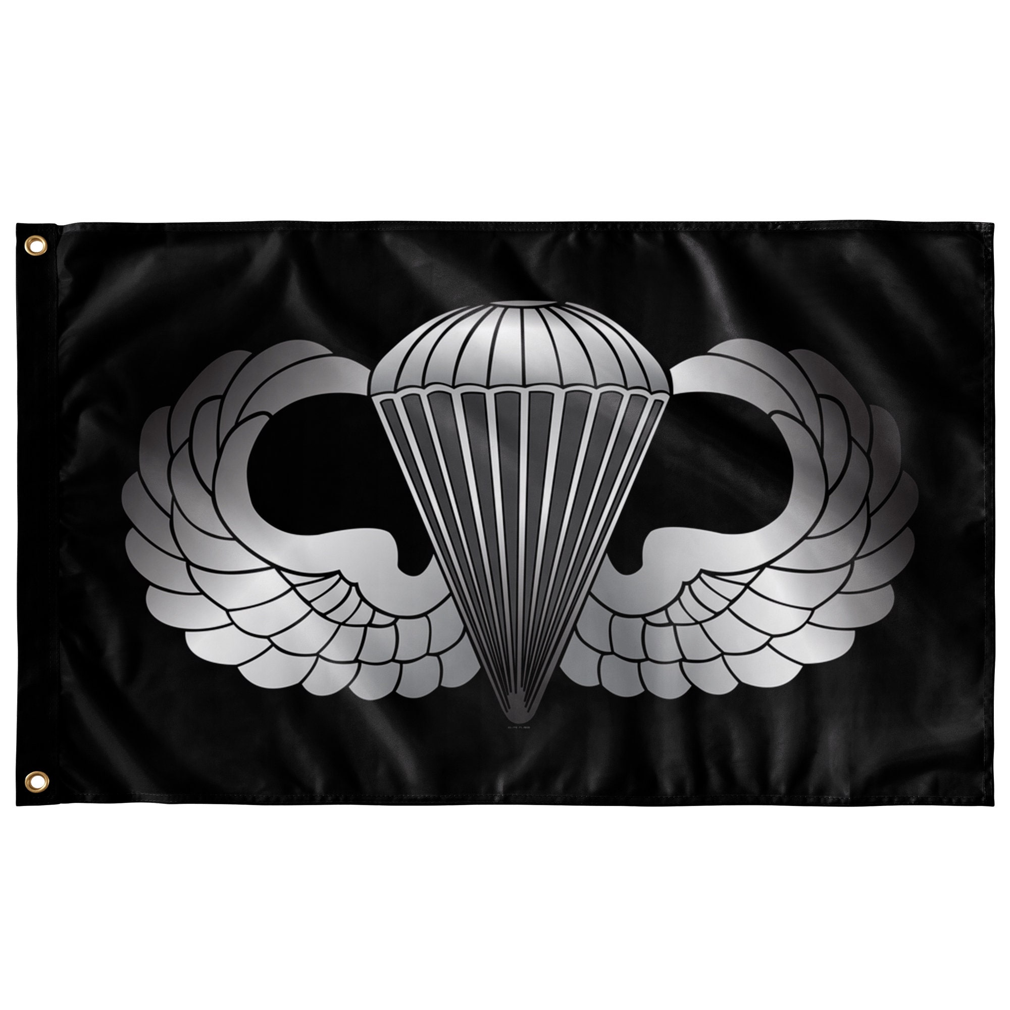 Airborne Basic Wings Flag - Etsy