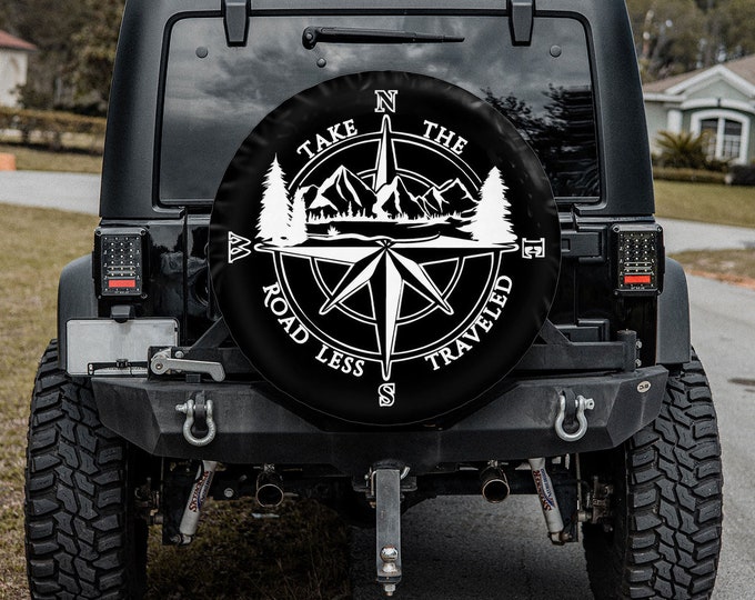 Spare Tire Cover With Compass, Compass Spare Tire Cover, Compass Wheel ...