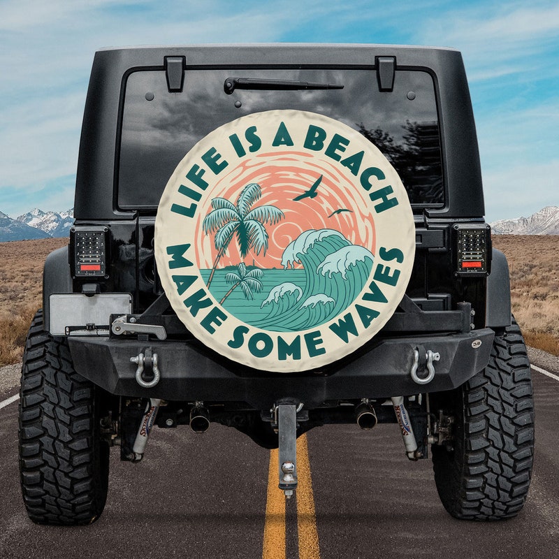 Beach Jeep Tire Covers