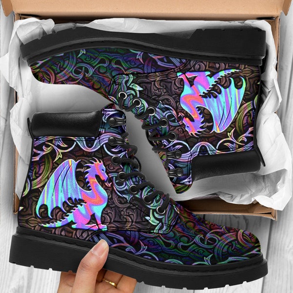 Leather Dragon Boots - Etsy