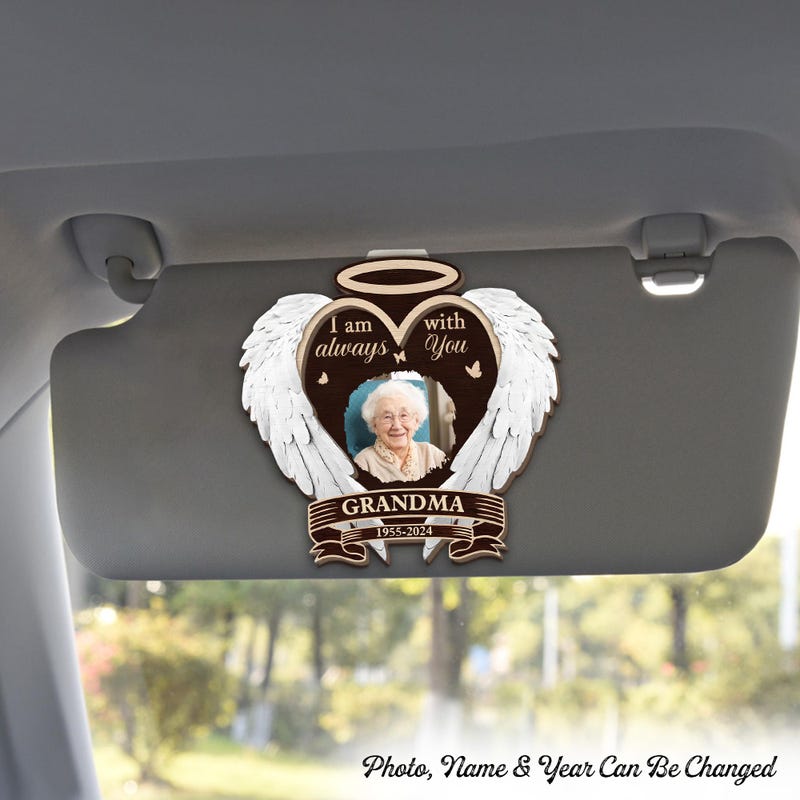 Custom Car Visor Memorial - Etsy