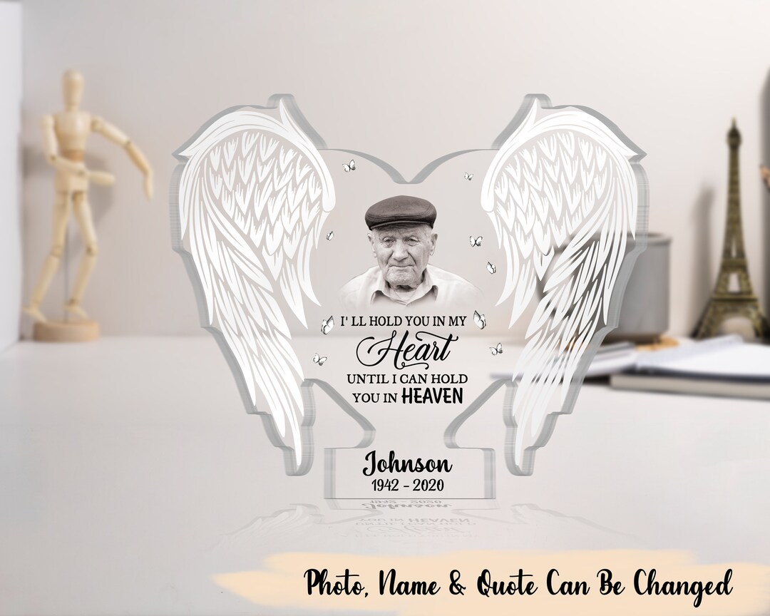 A Big Piece of My Heart Lives in Heaven, Personalized Photo Acrylic ...