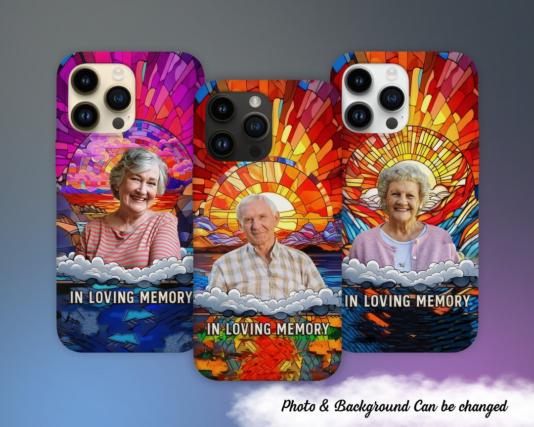 Custom Photo in Loving Memory, Family Memorial Mom Grandma Dad Grandpa ...